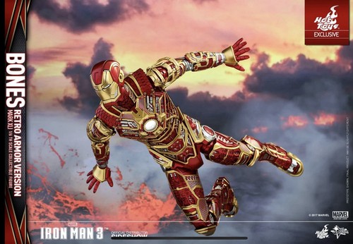 Hot Toys MMS412 Iron Man 3 Bones Retro Suit Sideshow Exclusive Avengers ...