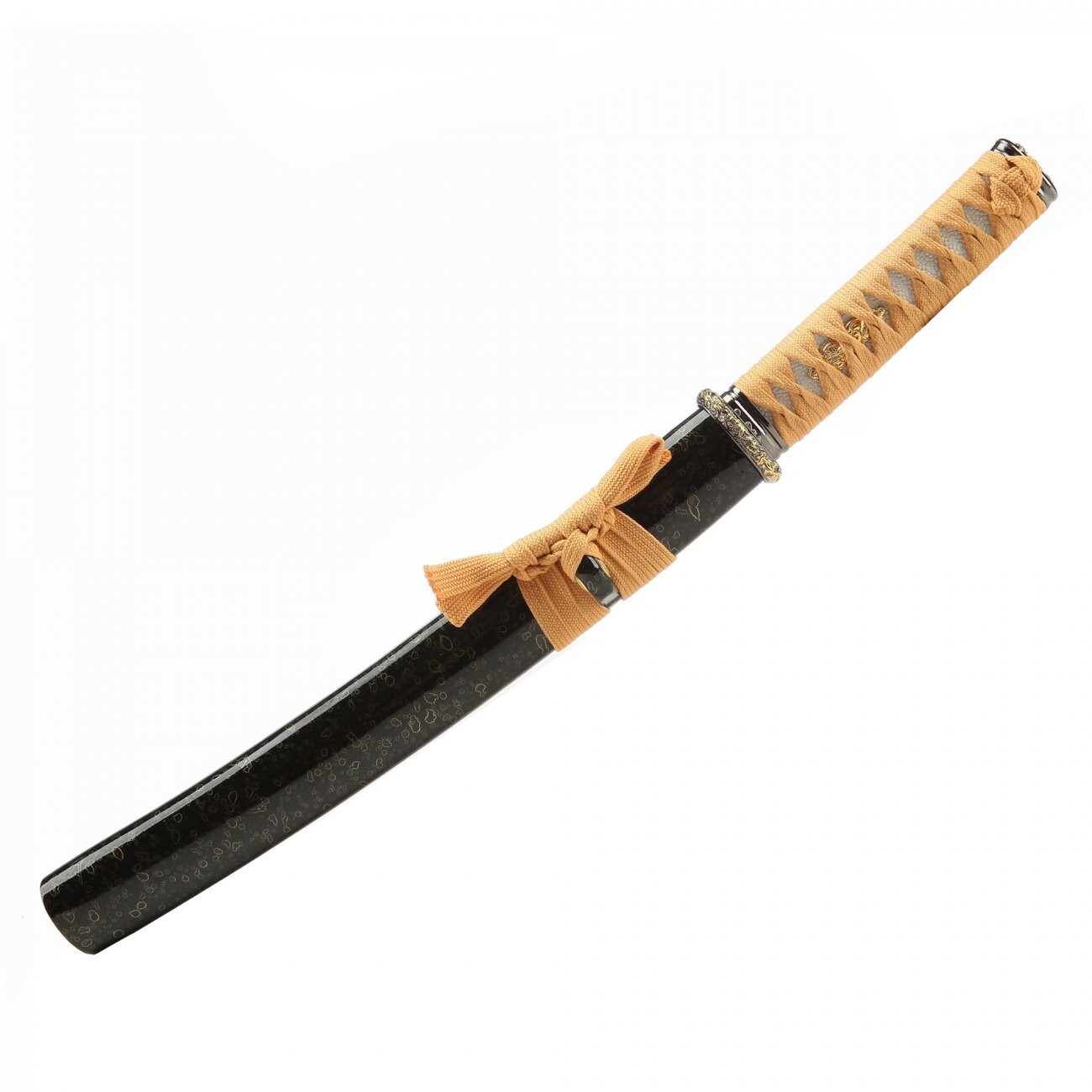 Hand Forged High Carbon Steel Gold Printed Blade Japan Short Sword ...