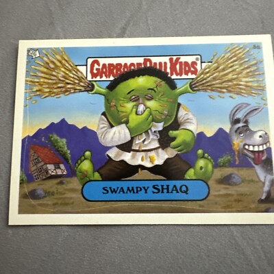 Swamp Shaq 2003 Shrek Parody Topps Garbage Pail Kids Card | eBay