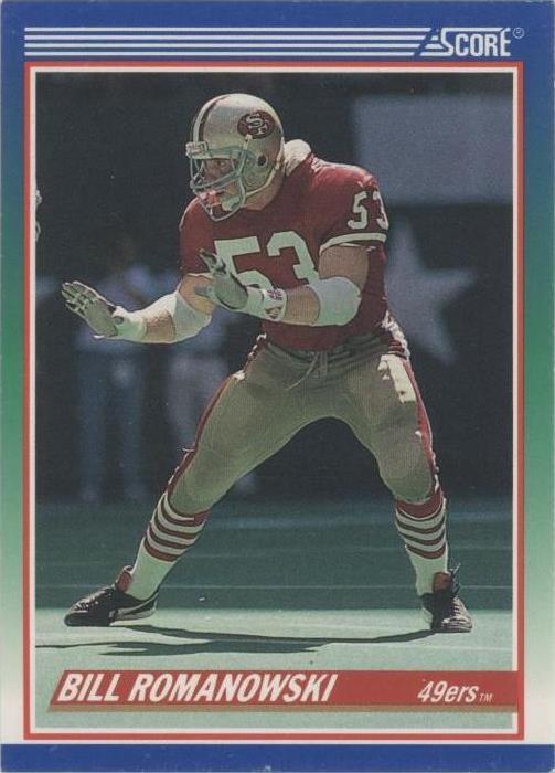 1990 Score Bill Romanowski #408 for sale | eBay