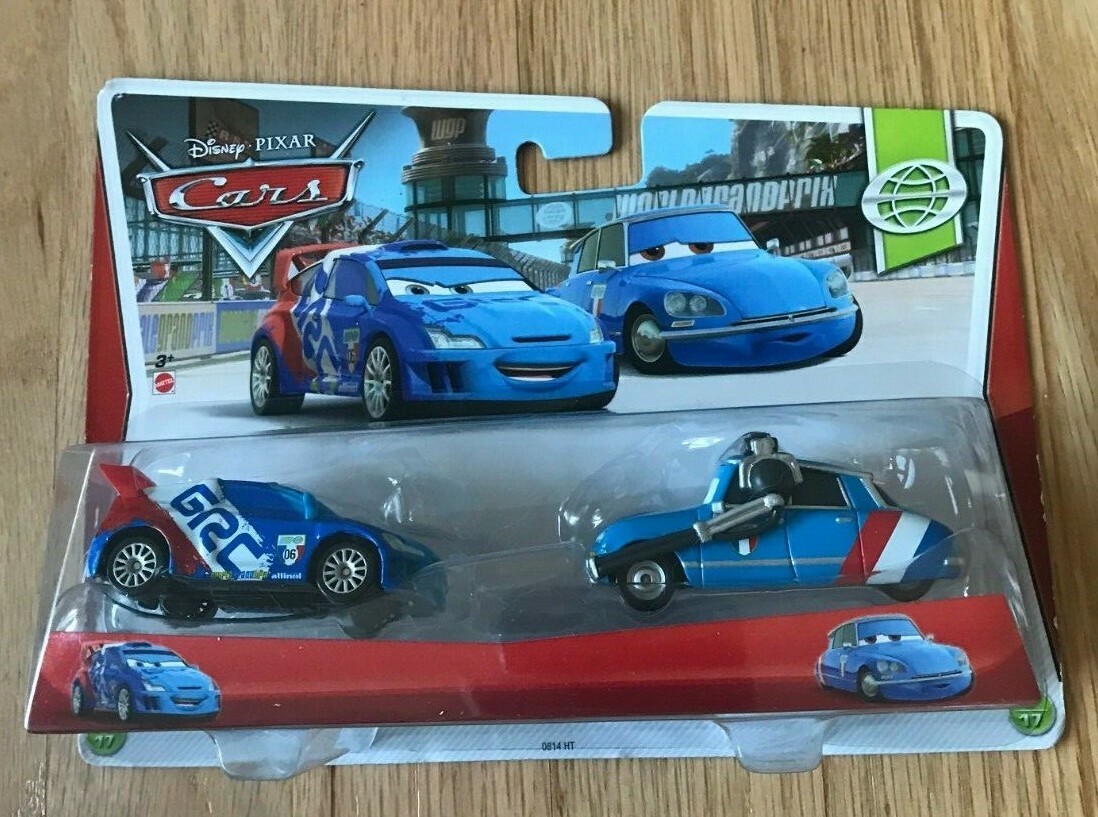 Disney Pixar Cars RAOUL CaROULE / BRUNO MOTOREAU New 2013 2 PACK