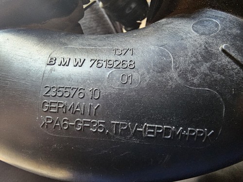 14-19 MINI COOPER F55 F56 AIR INTAKE INTERCOOLER HOSE PIPE RESONATOR ...