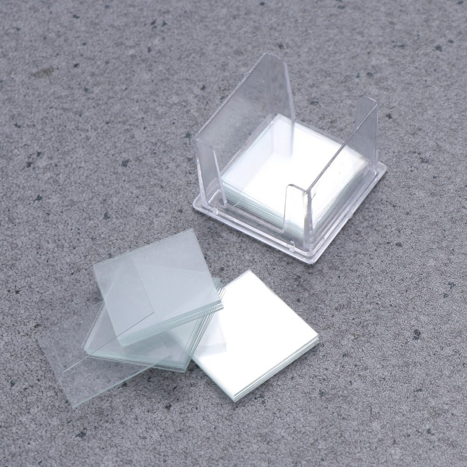100 PCS Blank Microscope Square Cover Glass for Optical Microscope | eBay