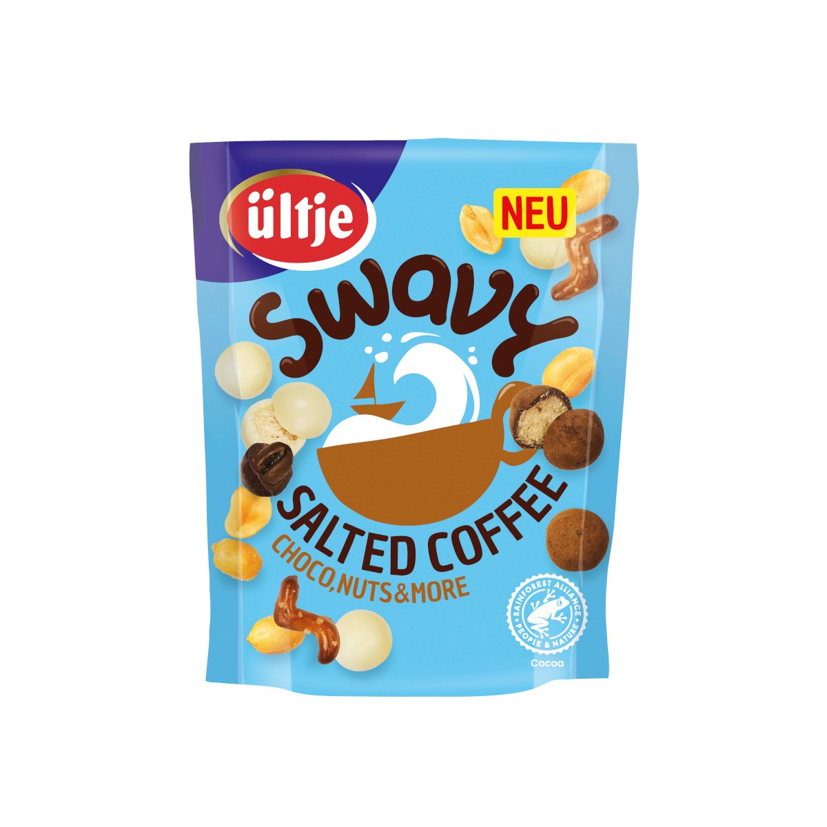 Ültje Swavy Snack Mix Di Caffè Salato Con Chicchi Di Caffè Tostati 140G ...