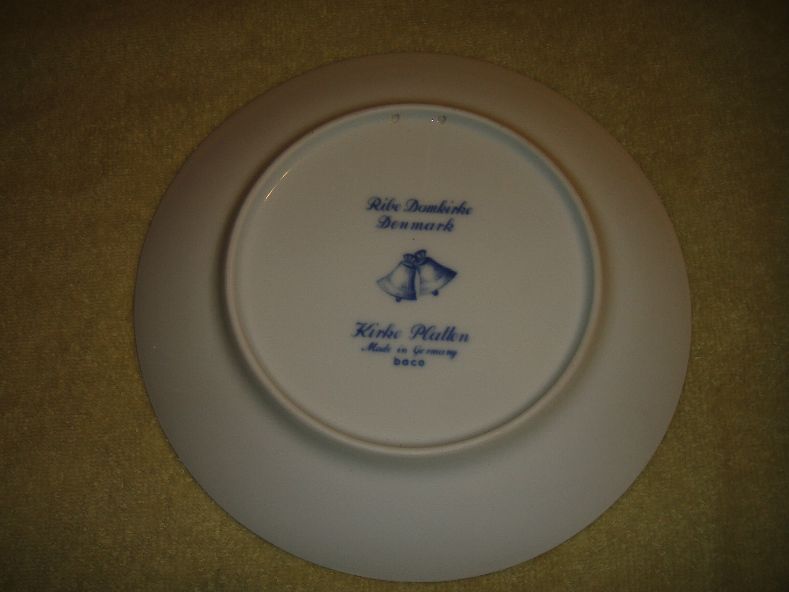Vintage Ribe Domkirke Denmark Julen 1969 Plate Made In Germany Baco ...