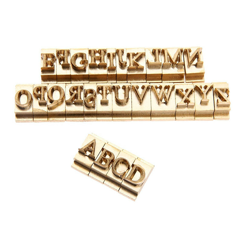 Brass Flexible Letters Numbers Alphabets Symbols for Hot Foil Stamping ...