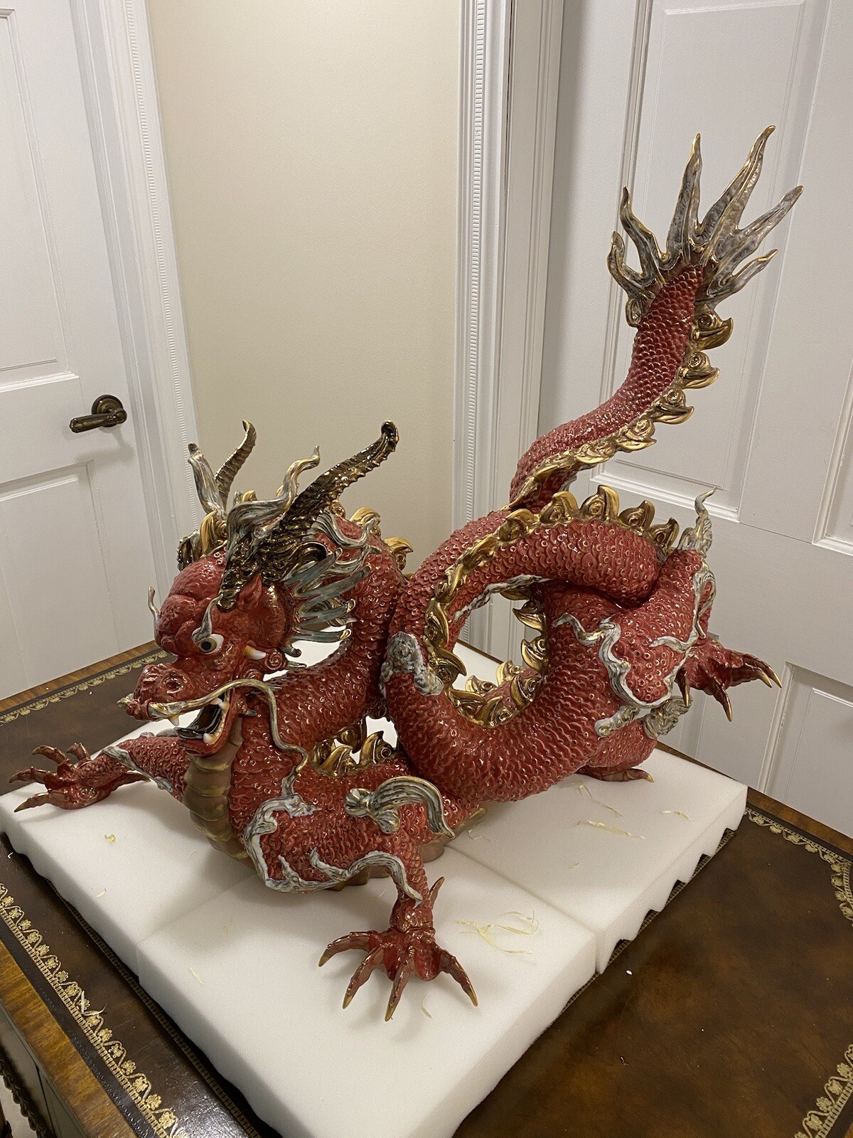 Lladro Great Red Dragon 2010 Limited Edition one-of-a-kind on the ...