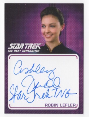Ashley Judd as Robin STAR TREK TNG Archives & Inscriptions Autograph ...