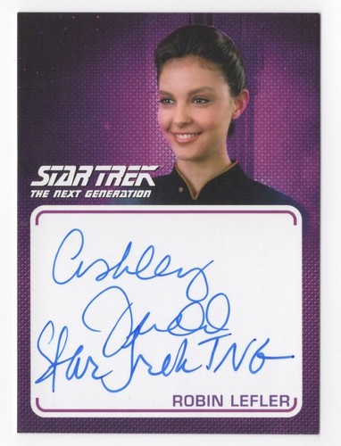 Ashley Judd as Robin STAR TREK TNG Archives & Inscriptions Autograph ...