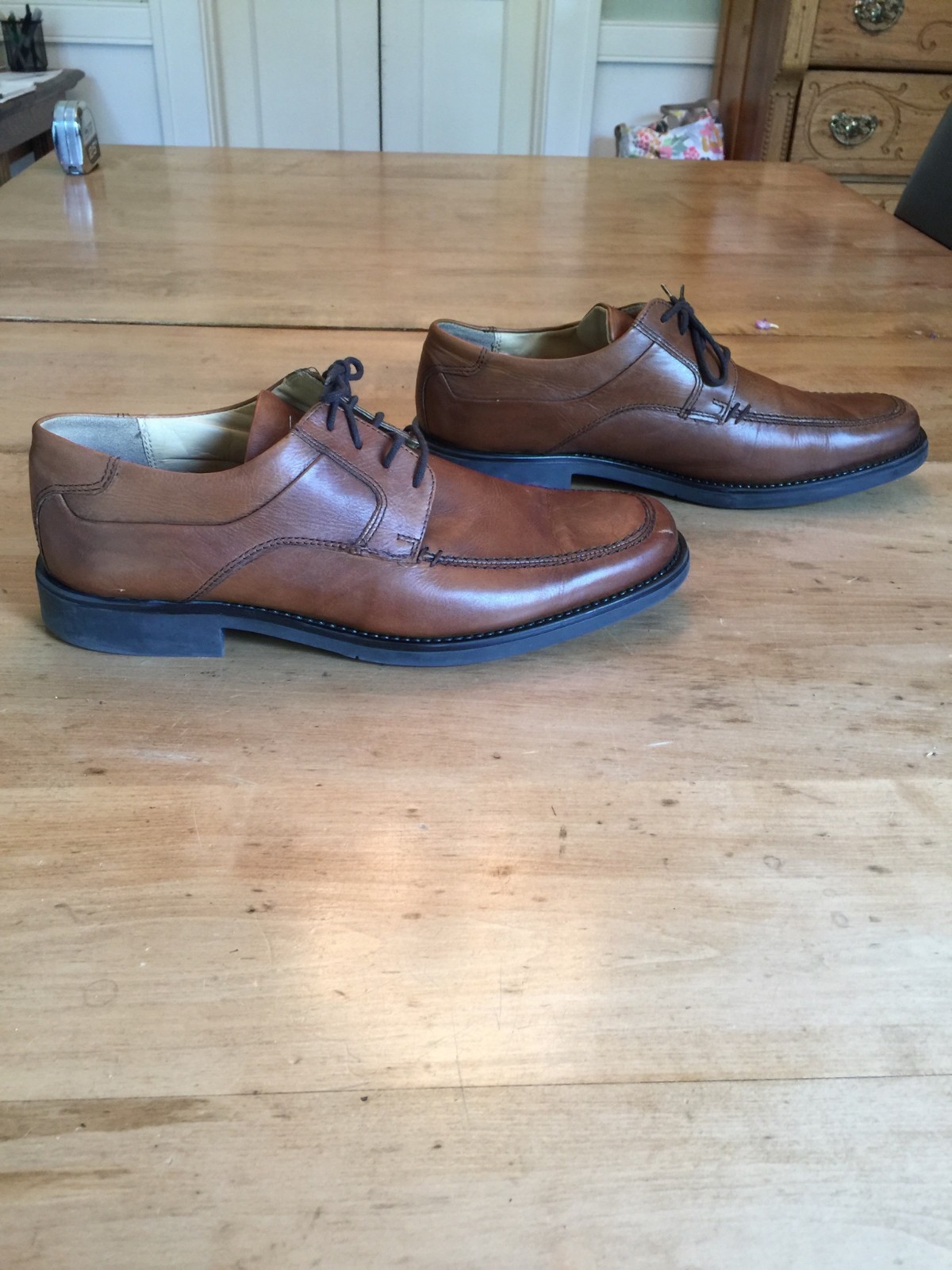 FREEMAN Free Flex Men's 11D Brown Leather Shoes 3772803 NICE | eBay