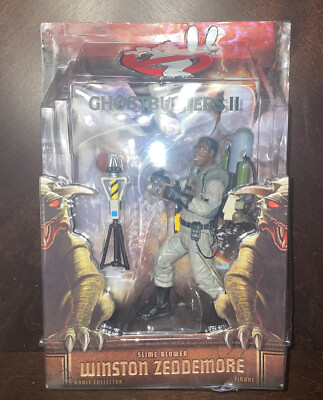 GHOSTBUSTERS II 2011 MATTEL 6” WINSTON ZEDDEMORE SLIME BLOWER ACTION ...