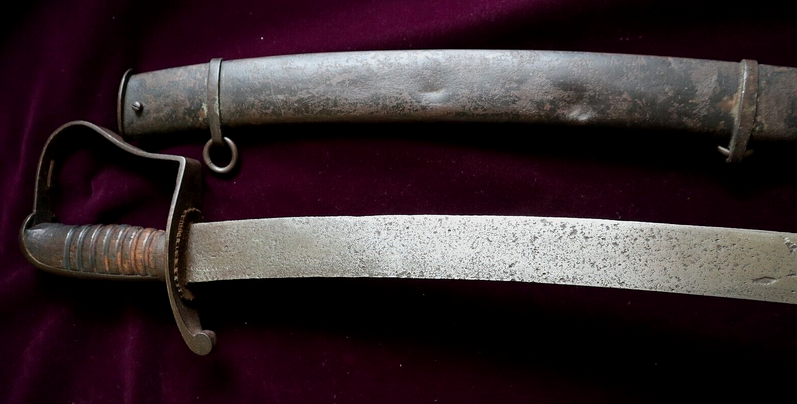 CIVIL WAR SECONDARY CONFEDERATE SWORD BY N STARR MARKED SOUTH CAROLINA ...