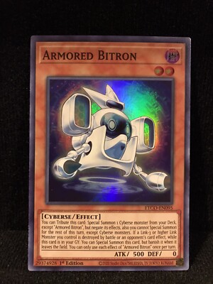 Yugioh! Armored Bitron - ETCO-EN095 - Super Rare - 1st Ed Near Mint | eBay