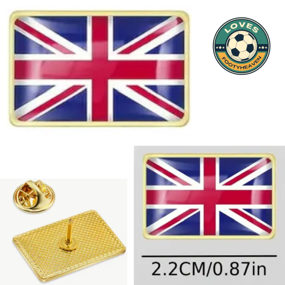Union Jack Flag Badge British Brooch Rule Britannia England Crest Small ...