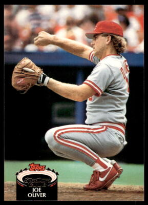1992 Topps Stadium Club 306 Joe Oliver Cincinnati Reds Baseball Card | eBay