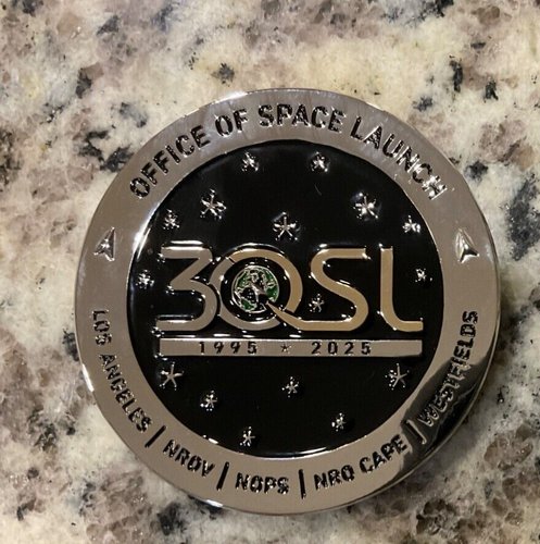 NRO Office of Space Launch 30th Anniversary Challenge Coin – USSF - OSL ...