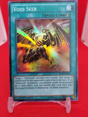 Yugioh - Void Seer (Super Rare) (1st Edition) - SECE-EN057 (P) | eBay