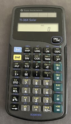 Texas Instruments TI-36X Pro Scientific Calculator Solar - Tested Works ...