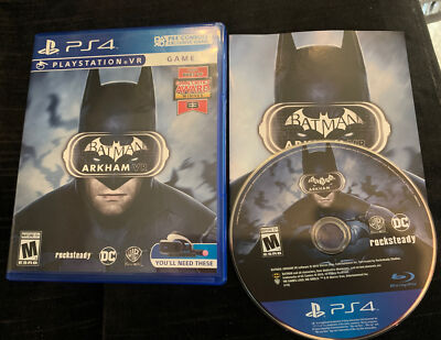 Batman: Arkham VR (Sony PlayStation 4 PS4, 2016) *Complete in Box ...