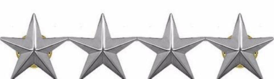 Four Star General Insignia