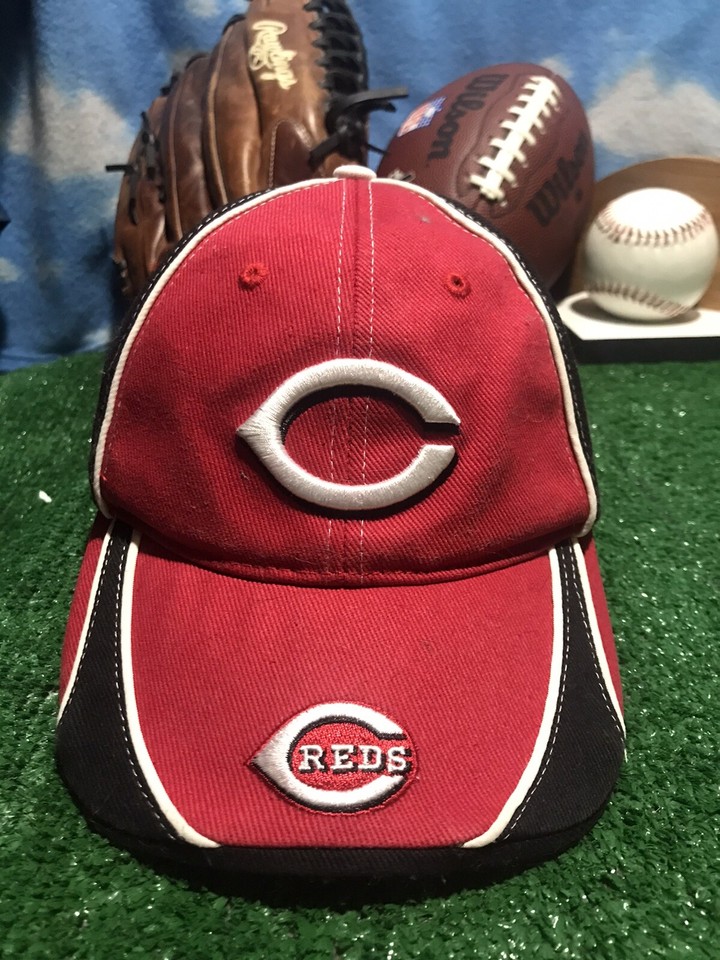 Cincinnati reds hat vintage youth rare vtg Adjustable Strapback Hat cap ...