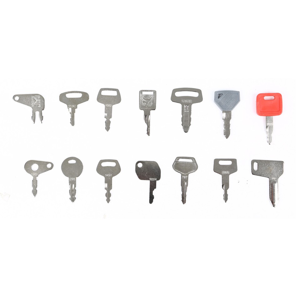 21Pcs Key Master Plant Set Excavator Digger Dumper Keys | eBay UK