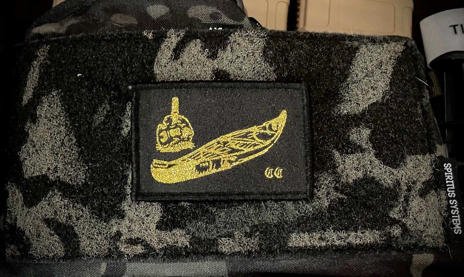 Forward Observations Group Gold Canoe Club Patch FOG GBRS Spiritus ...