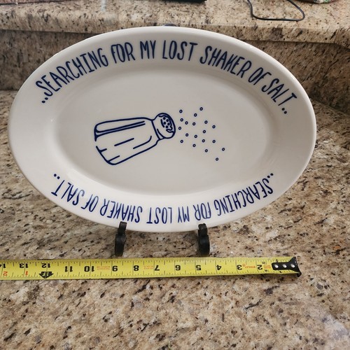 RARE "Searching for my Lost Shaker of Salt" Homer Laughlin, Blue ...