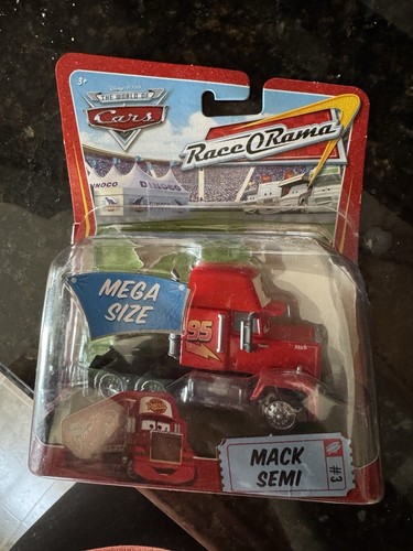 Disney Pixar Cars - Mega Size - The World Of Cars. MACK SEMI #3 RACE O ...