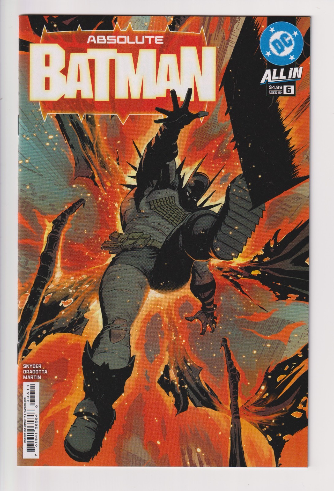 Absolute Batman #6 UNREAD NM DRAGOTTA COVER A 1ST PRINT 2ND JOKER CAMEO ...