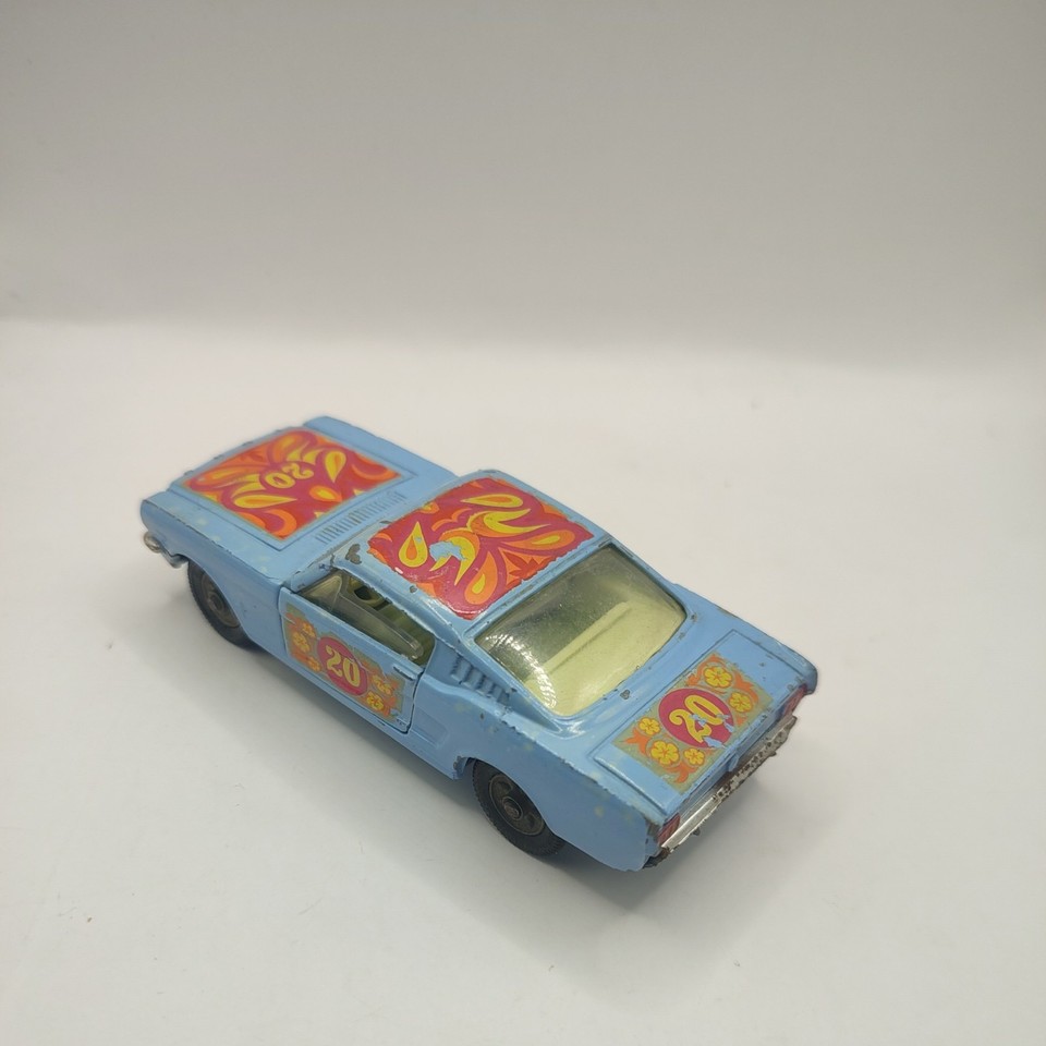 Corgi Toys #348 Ford Mustang Fastback Flower Power - Original Vintage ...