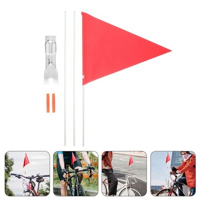2 Pcs Professional Cycling Flag Riding Bike Trailer Safety Flags | eBay ...