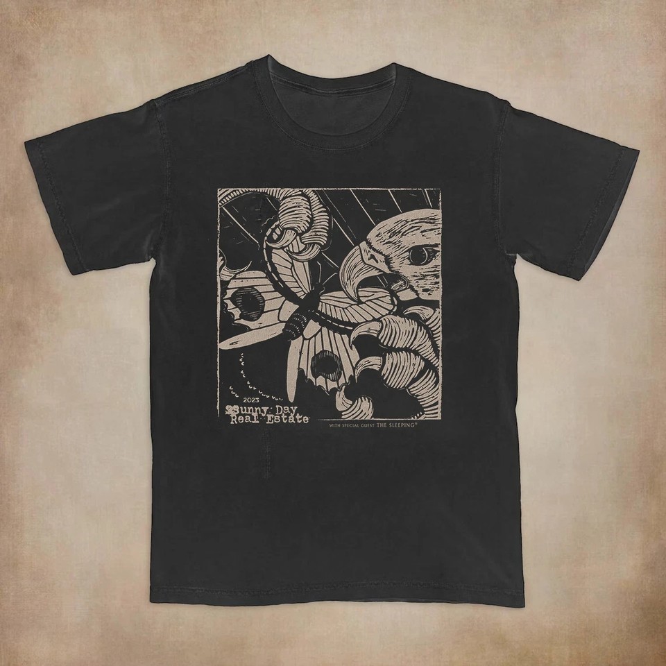 Sunny Day Real Estate Band The Sleeping Tour 2023 T Shirt Full Size S ...