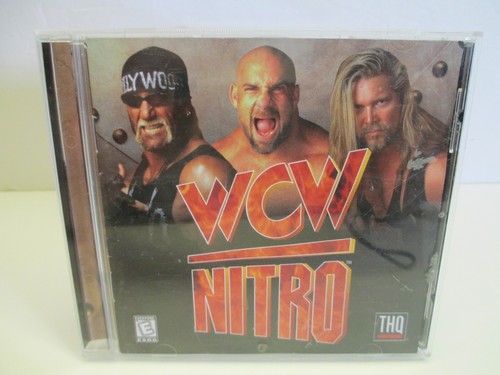 WCW Nitro Wrestling Windows 95 Vtg CD Rom PC Game Disc Complete ...