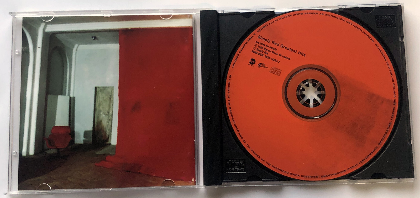 Simply Red Greatest Hits by Simply Red (CD, 1996) 15 Track Album LIKE ...