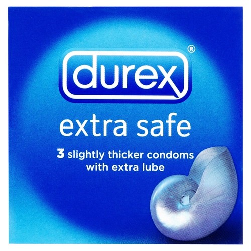 12x DUREX Extra Safe Condoms **Thicker For Extra Protection* Sealed ...