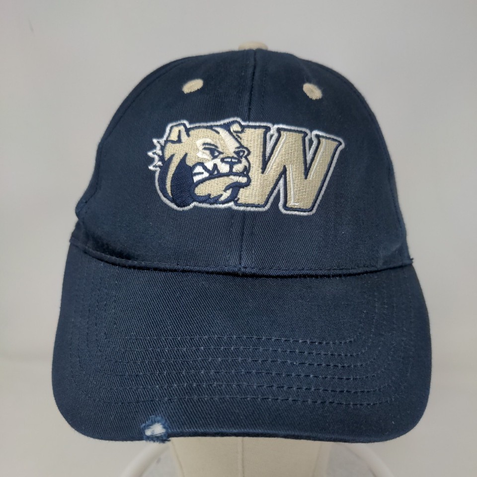 Captivating Headwear Men's Strapback Hat Blue Wingate University ...