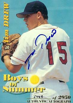 Tim Drew autographed Baseball Card (Cleveland Indians) 2001 Royal ...