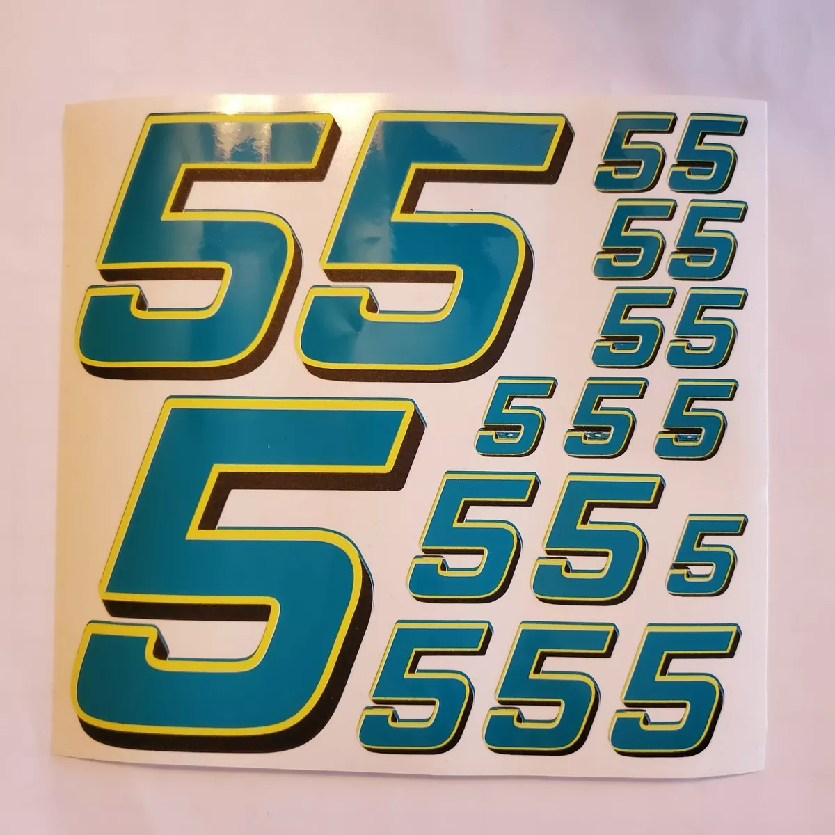 Mcallister Racing 45 1 10 Scale Race Car Numbers Decal 52 Off