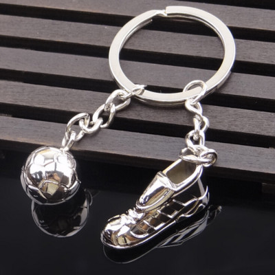 Soccer Shoe + Ball Sport Key Ring Chain Coach Sports Football Season ...