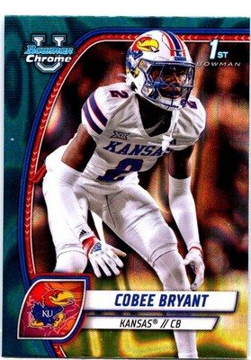 2024 Bowman University Chrome #44 Cobee Bryant Teal Lava Refractor | eBay
