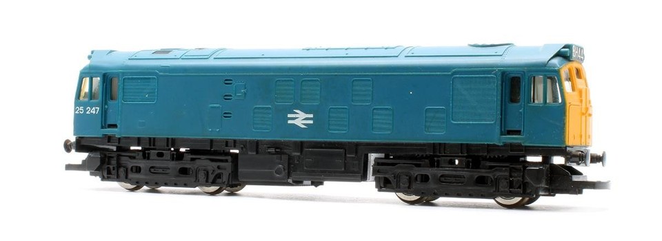 HORNBY 'OO' GAUGE R068 BR BLUE CLASS 25 247 DIESEL LOCOMOTIVE | eBay UK