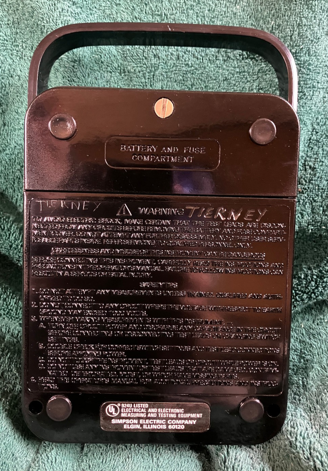 Simpson 260 Series 7 Analog Multimeter Vintage Meter Restored and ...