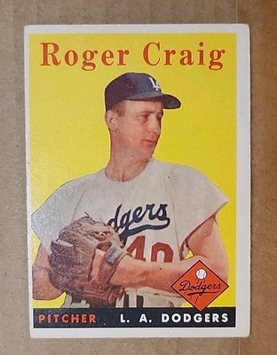 1958 Topps Roger Craig #194 Los Angeles Dodgers - Ex/NrMt | eBay