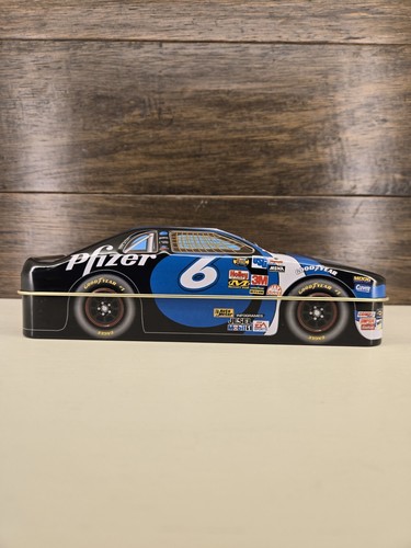 #6 Pfizer Mark Martin NASCAR Collectible Metal Candy Tin | eBay
