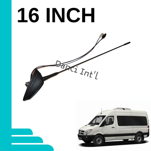 16" Black Replacement Antenna AM/FM For Dodge Sprinter 2500 (2007-2009 ...