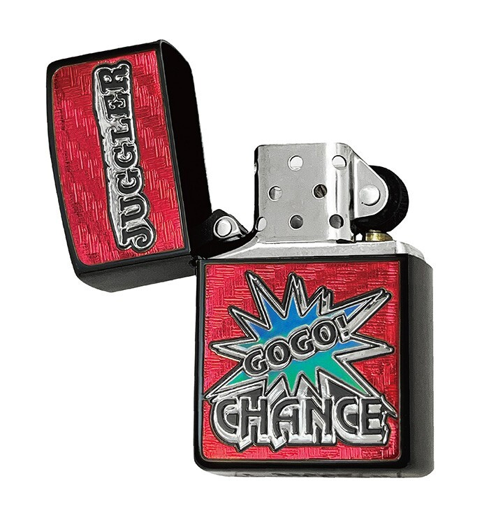 Zippo Oil Lighter Juggler Gogo Lamp Carbon Hologram Red Black Regular ...