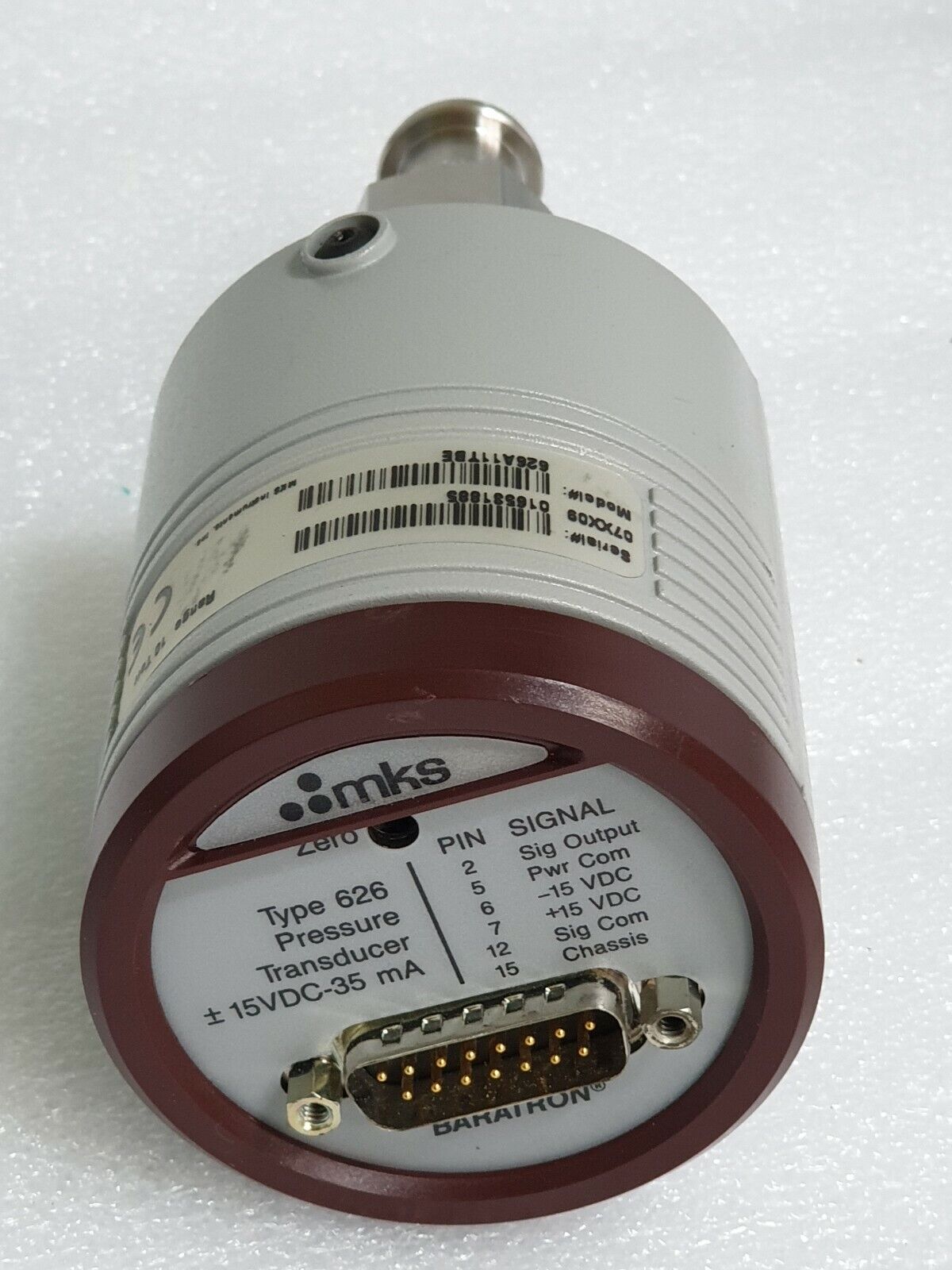 MKS BARATRON 626A11TBE RANGE 10 TORR | eBay