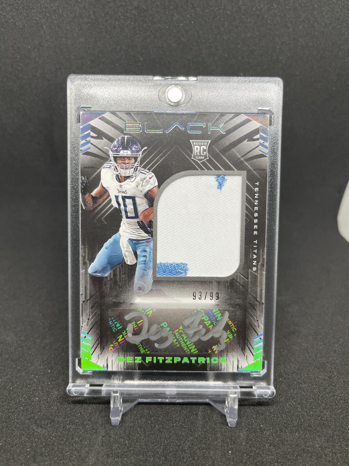 Deb Fitzpatrick /99 Rookie Auto Patch RPA Panini Black Titans #233 | eBay