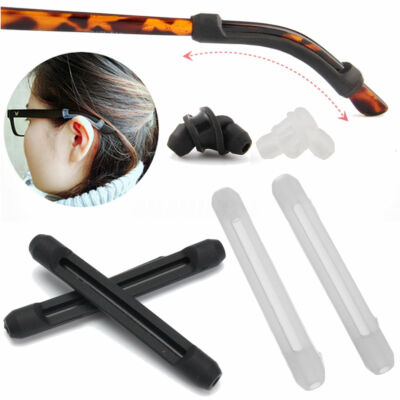 Anti-Slip Tip Ear Grip Silicone Temple Hook For Glasses Spectacle ...